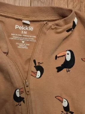 Pekkle | One Pieces | 52 Pekkle 3m Footed Onepiece Zip Up Sleeper ...